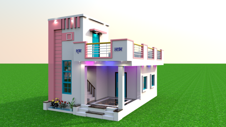 Simple Ghar ka Design Photo - Small House Plane