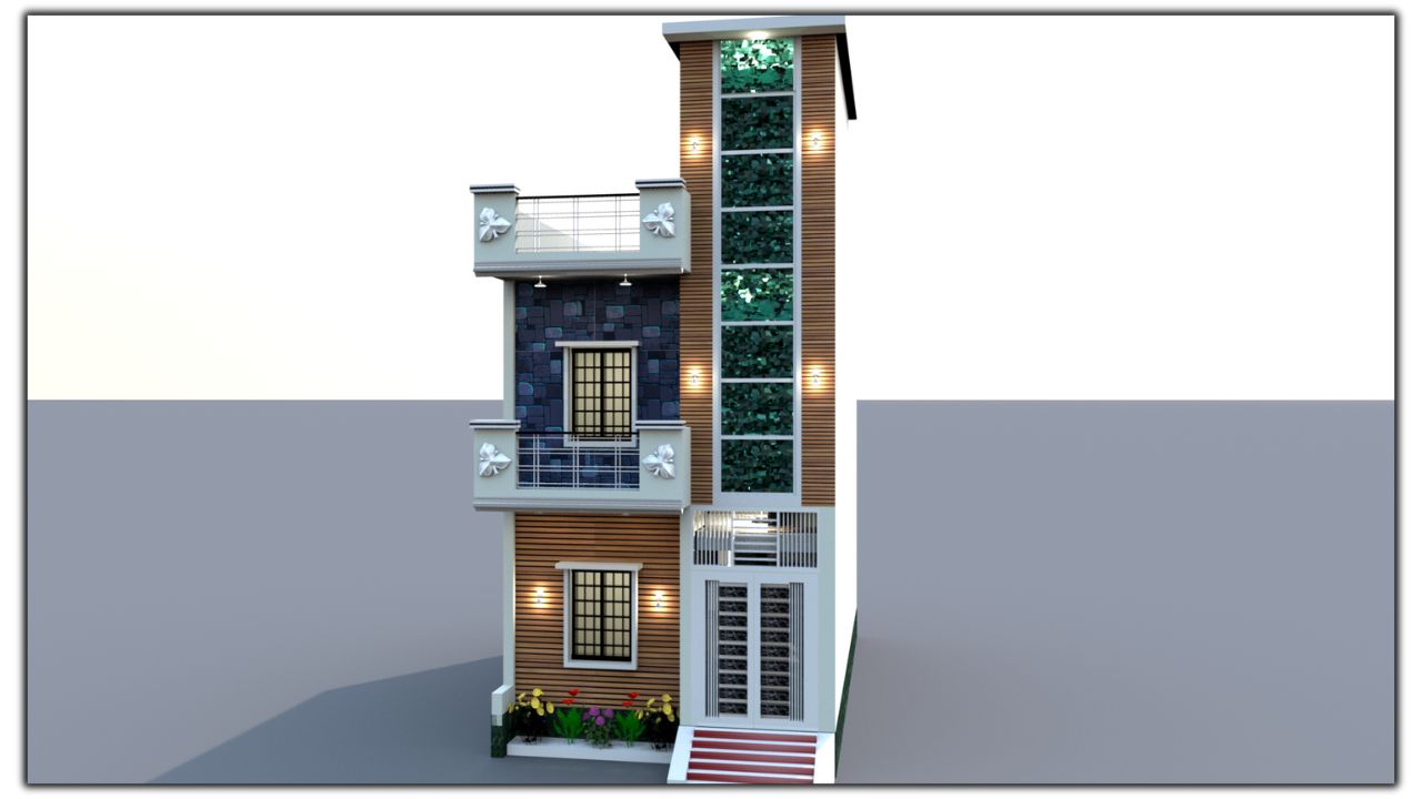 50 गज मकान का नक्शा 16 x 30 sqft - Small House Plane