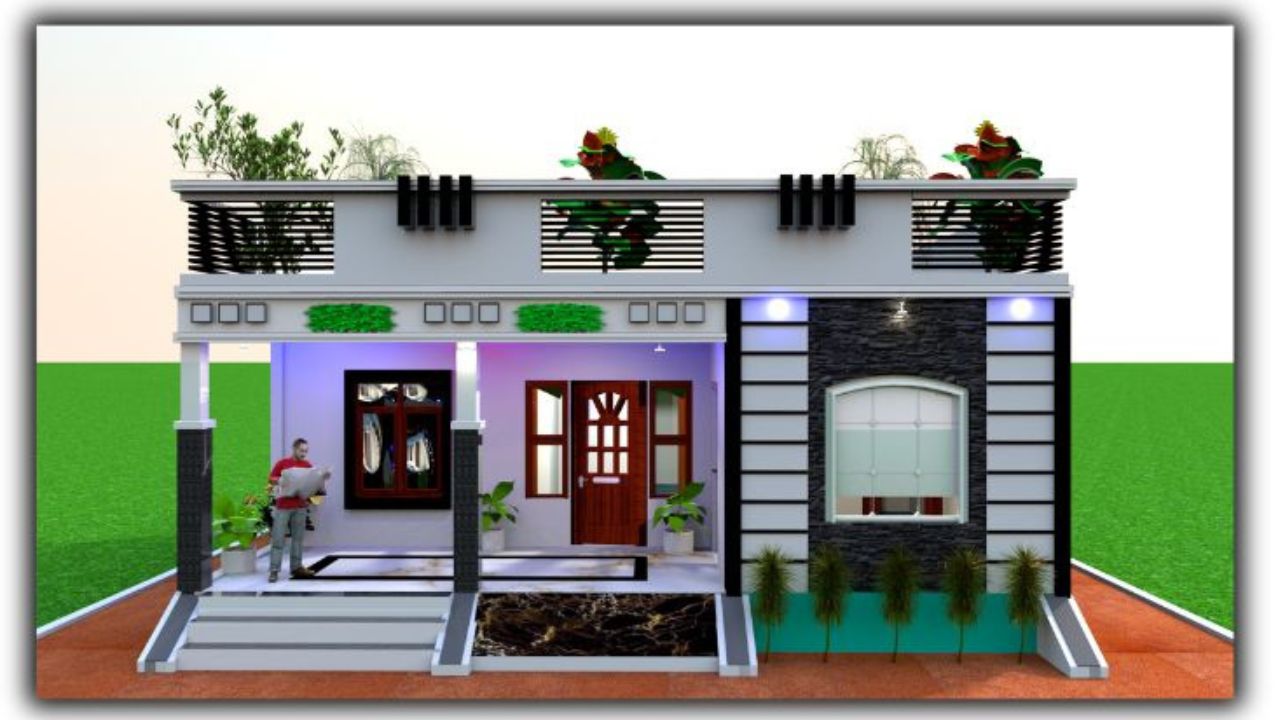 सुंदर घर का नक्शा - Sundar Ghar ka Naksha - Small House Plane